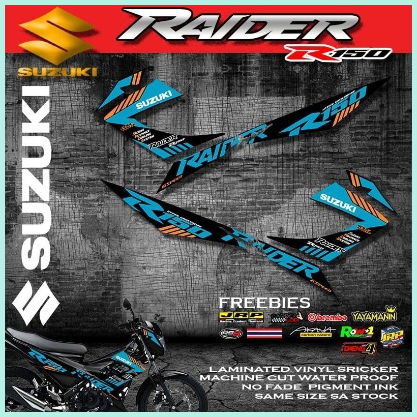 Raider 150 Card Sticker Decals with freebies | Shopee Philippines