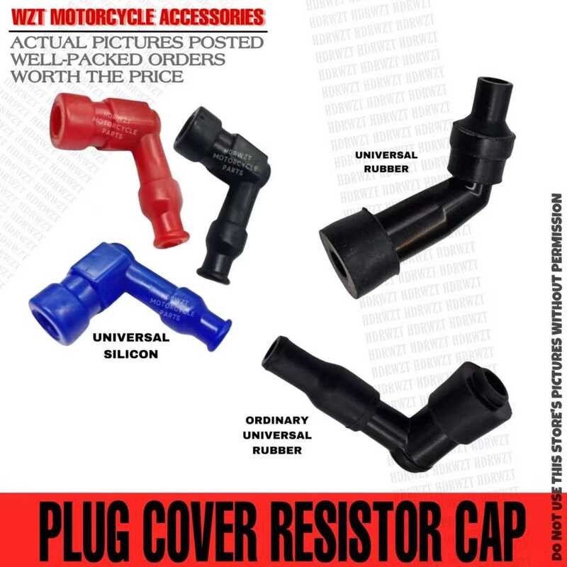 UNIVERSAL SPARK PLUG CAP FOR ANY MOTORCYCLE PARTS ACCESSORIES | Shopee ...