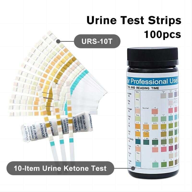 100Pcs Urs-10T Test Strips 4/10 Parameters Strip Reagent Healthcare ...