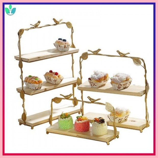 Dessert Rack Mori Style Wooden Table Display Stand Nordic ins Wedding ...