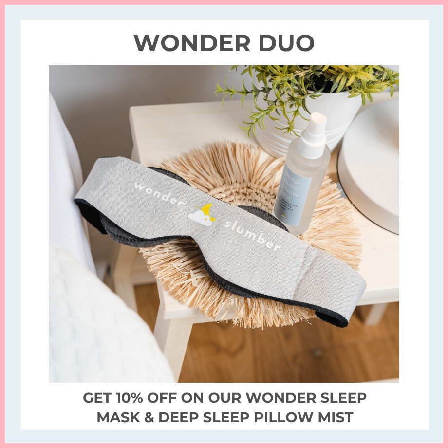 Wonder Duo Bundle (Wonder Sleep Mask & Deep Sleep Pillow Mist) | Shopee ...