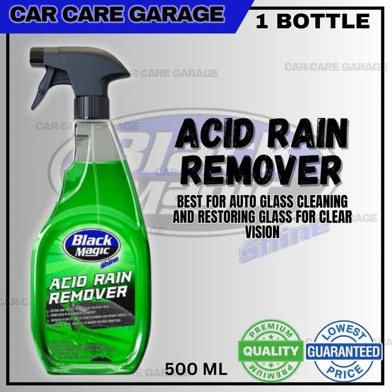 Black Magic Shine - Acid Rain Remover W/Free Microfiber| Glass ...