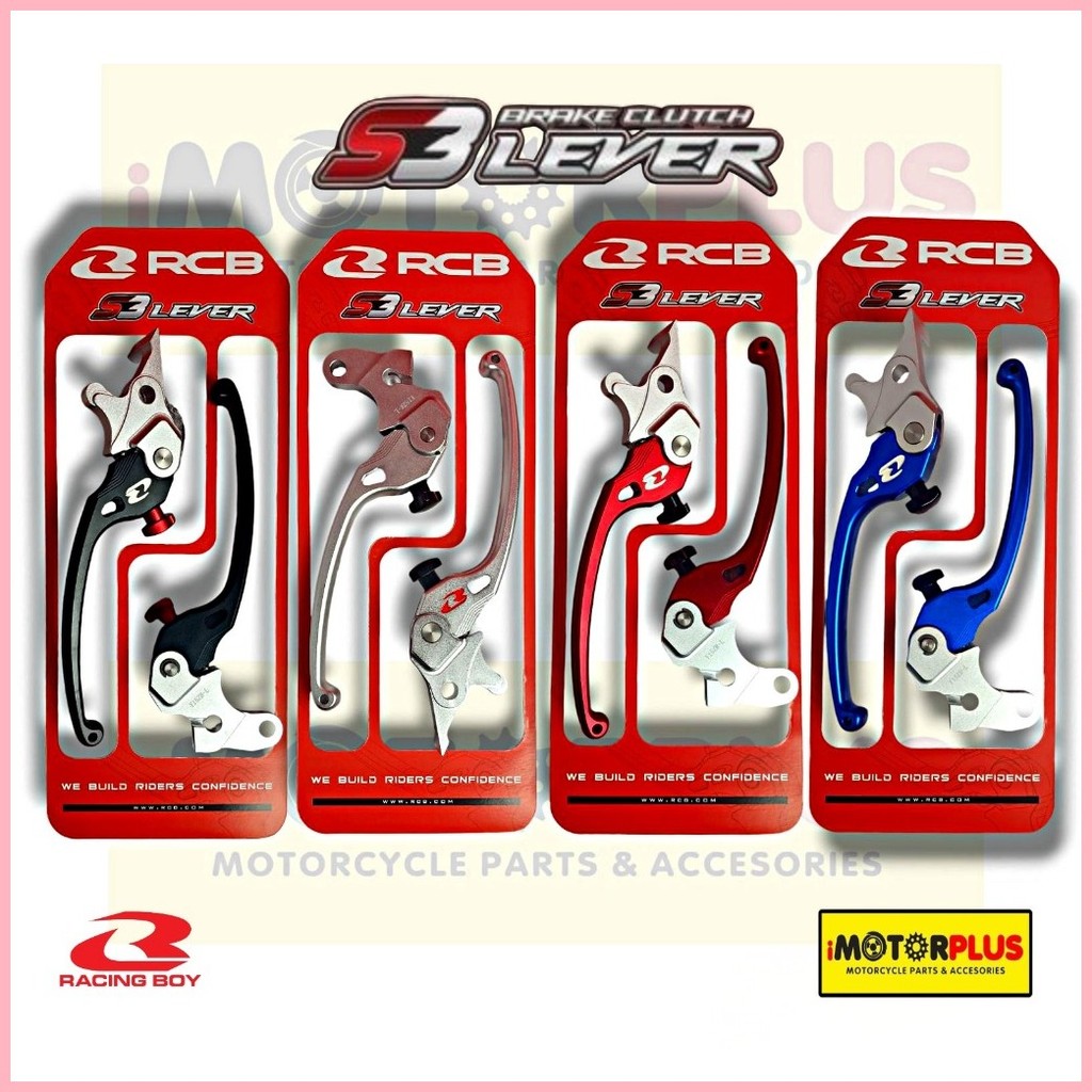 RCB S3 Brake Lever Set for Sniper 150/155 SILVER/BLACK/RED/BLUE ...