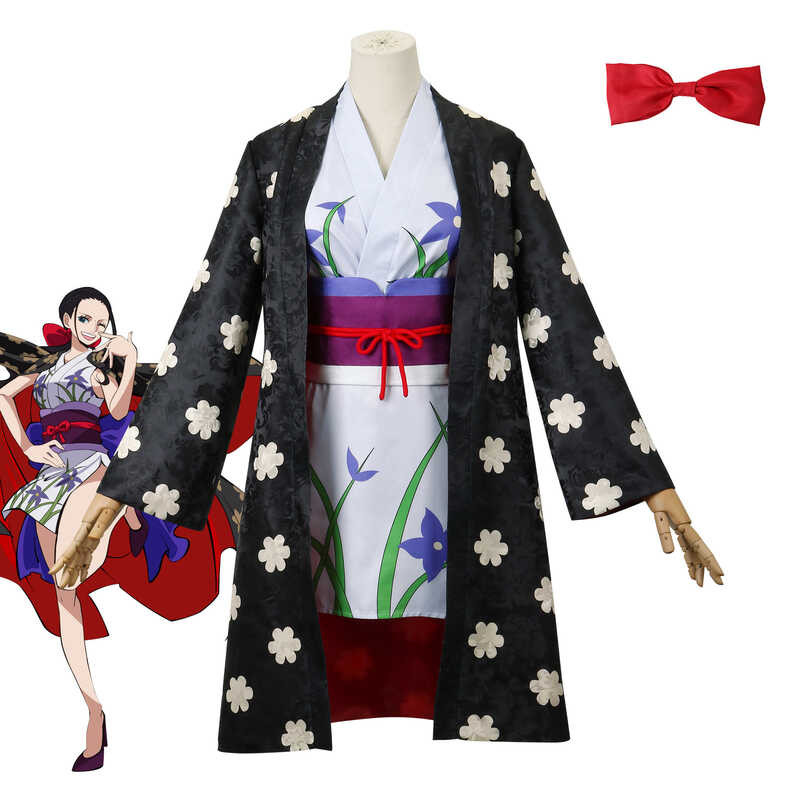One Piece Onigashima Chapter Dark Pattern Kimono Cosplay Costume Anime ...