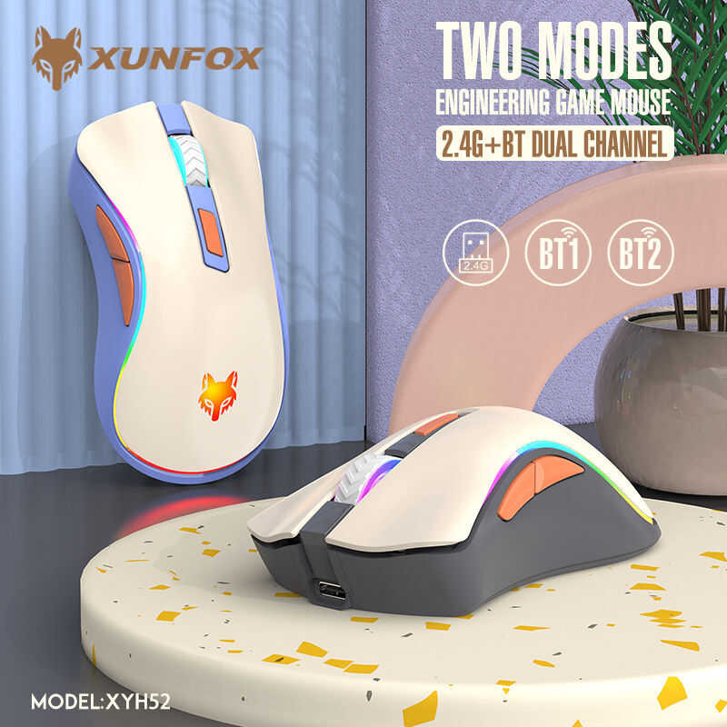 FIREWOLF Xyh52 Two Modes Bluetooth And USB Dongle Wireless Gaming Mouse ...