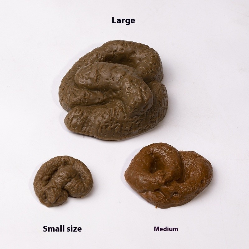 Comedic Realistic Fake Poop Toy Prank Gag Prop Stress Relief Emotional ...