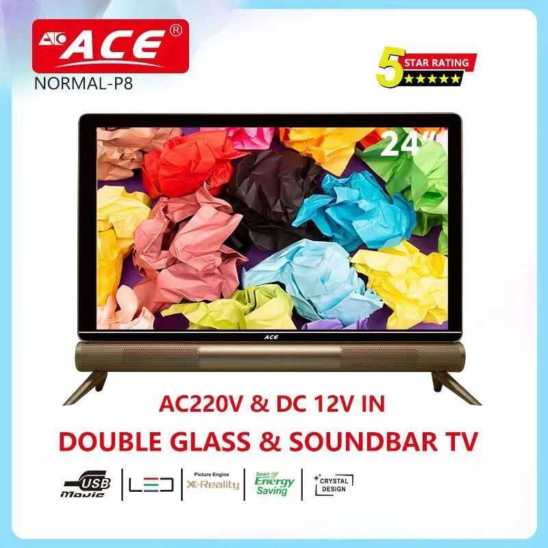 ACE 24" Led-605 LED Normal-P8 With Built-In Soundbar E71 | Shopee ...