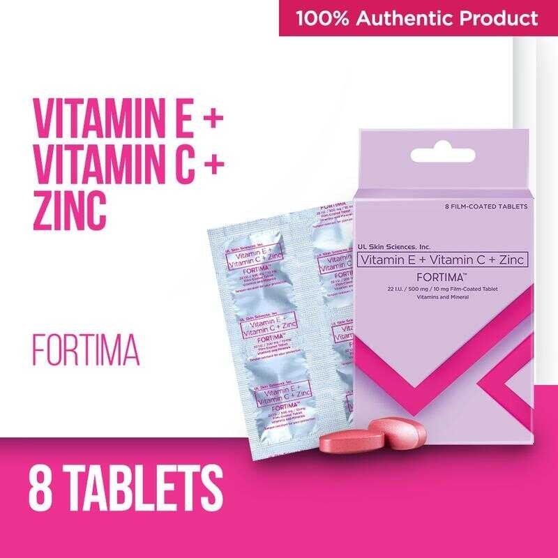 Fortima (Vitamin E + Vitamin C Zinc) 8S Box For Adults Bda | Shopee ...