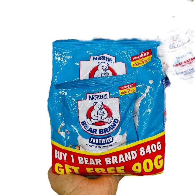 Nestle Powdered Milk 840G + Free Bearbrand 90G Dairy Protein Bear Brand ...