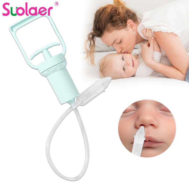 Suolaer 1Pcs Baby Nasal Aspirator Soft Silicone Portable Hand Puller ...