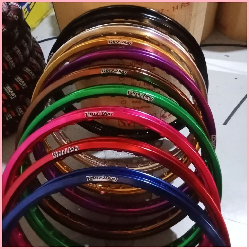 VANZ BOY SDR Rim Set 1.2X17/1.4X17/BROKEN (PAIR) for Motorcycles ...