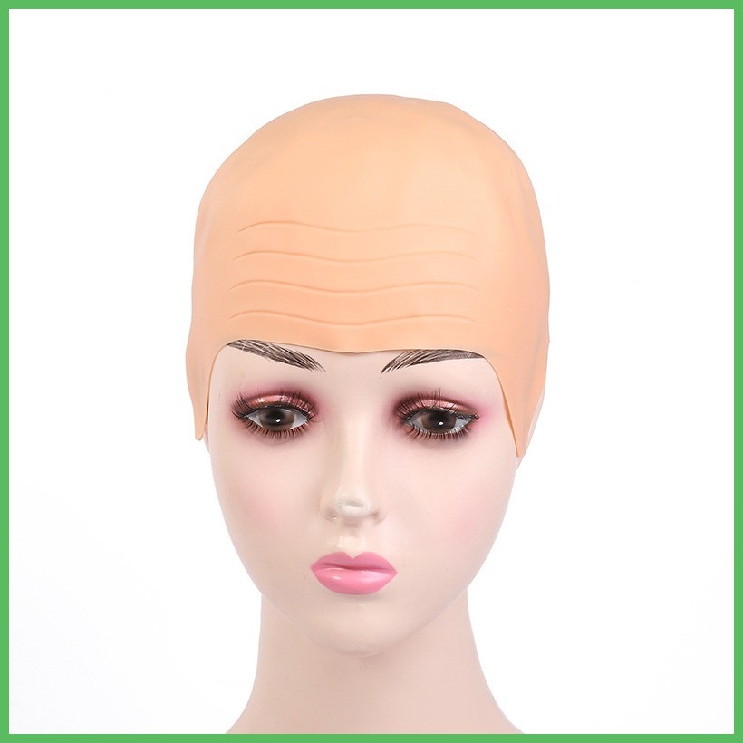 ∇ Latex Bald Cap Halloween Latex Makeup Bald Head Wig Cap Rubber ...