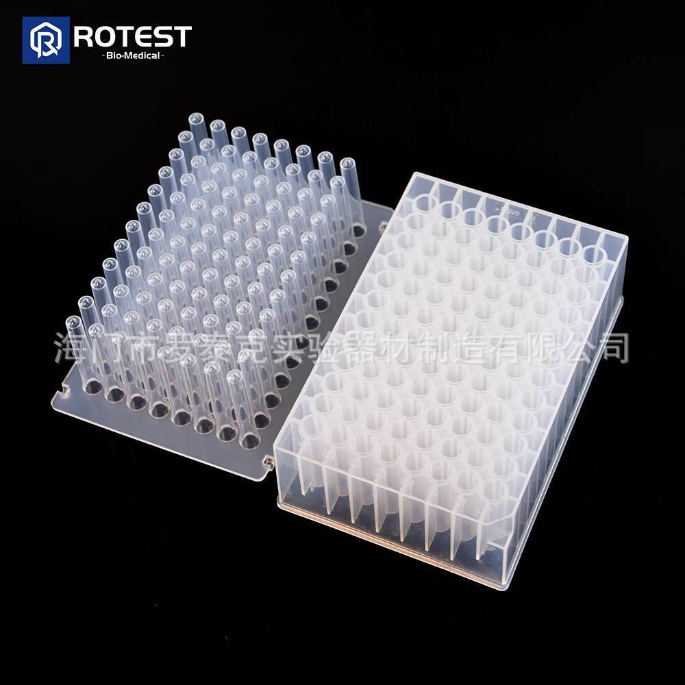 96 Well PCR Deep Well Plate 2.2ml Round Bottom Sample Plate 96 Well ...