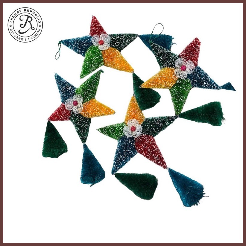 Christmas Star Parol for Window 24 cm Eco Friendly made of Abaca ...