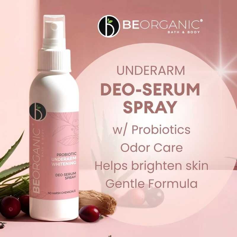 Be Organic Underarm Deo Serum Spray 100Ml | Brightening, Natural ...