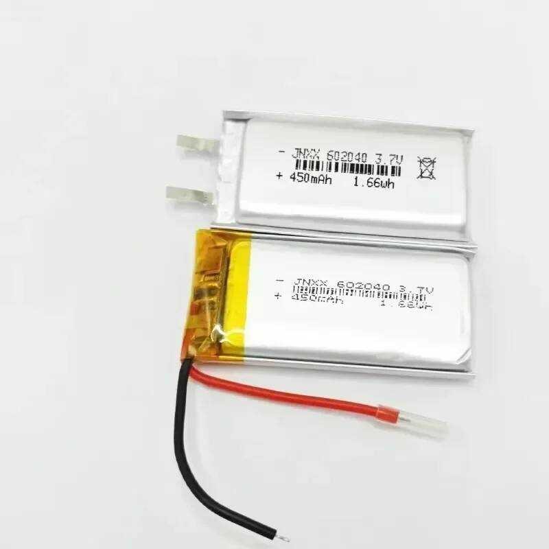 602040 3.7V New Rechargeable Polymer Li-ion Battery 450mAh for Backup ...