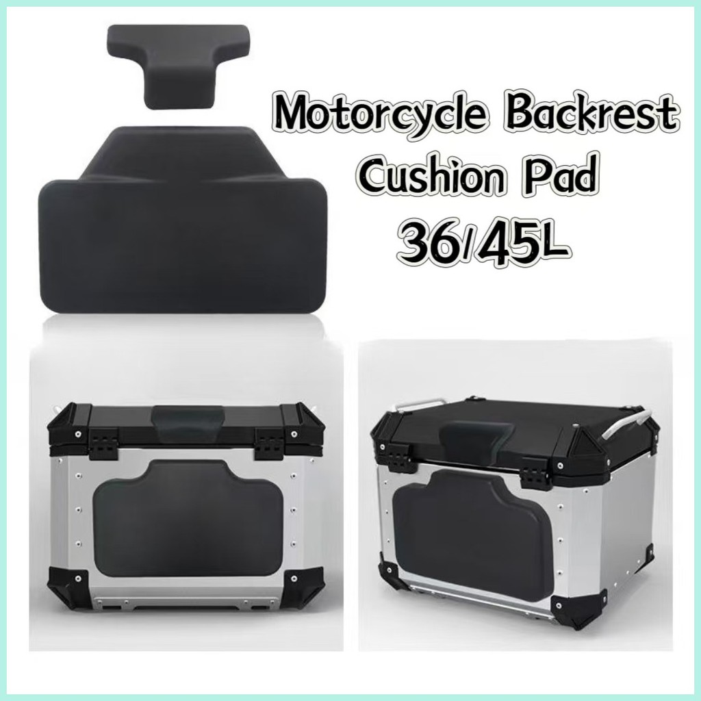 Top box Backrest Motorcycle Backrest Cushion Pad For 36L/45L Universal ...