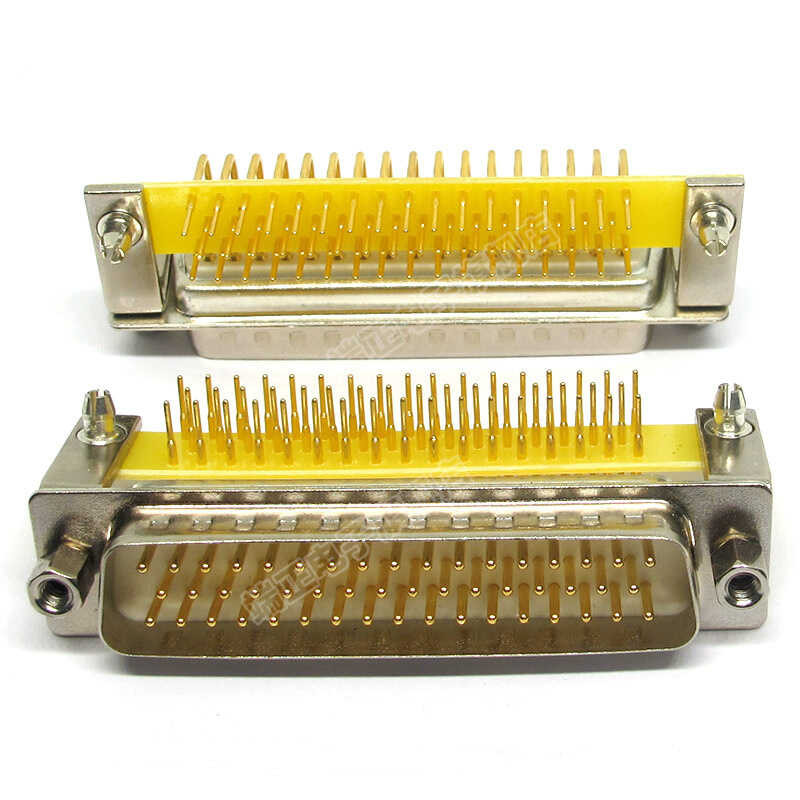 Three-Row DB50 Female Socket HDR50P Male Connector Solder Board 90 ...