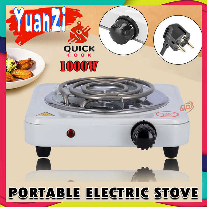 1000W Hot Plate Electric Stove Single Inverter Mini Cooktops Ranges ...
