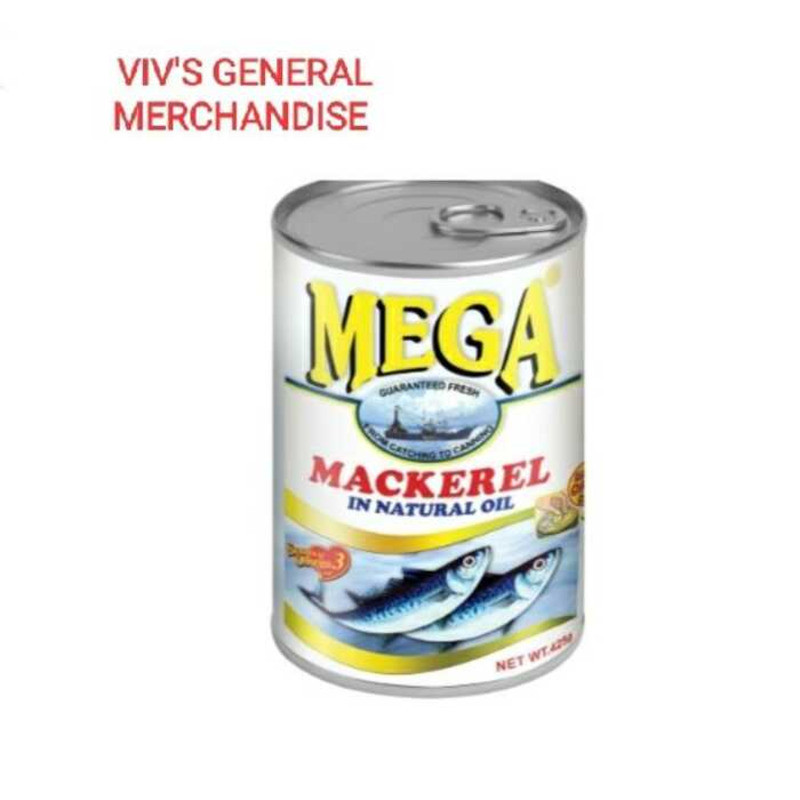 8Aa Mega Mackerel In Natural Oil ( 425G ) | Shopee Philippines