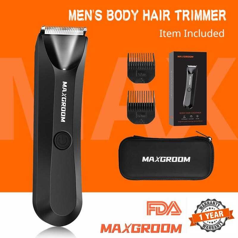 Maxgroom M-9087 Manscape Body Trimmer For Men, Ipx7 Waterproof Pubic ...