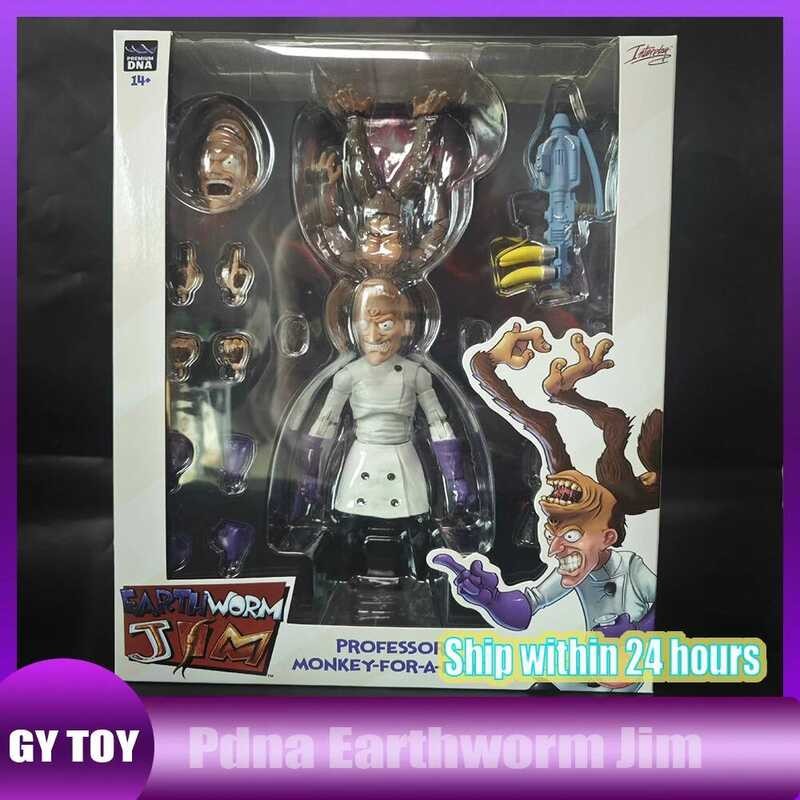 Pdna Earthworm Wave 1 Professor Monkey For A Head Anime Action Figure ...