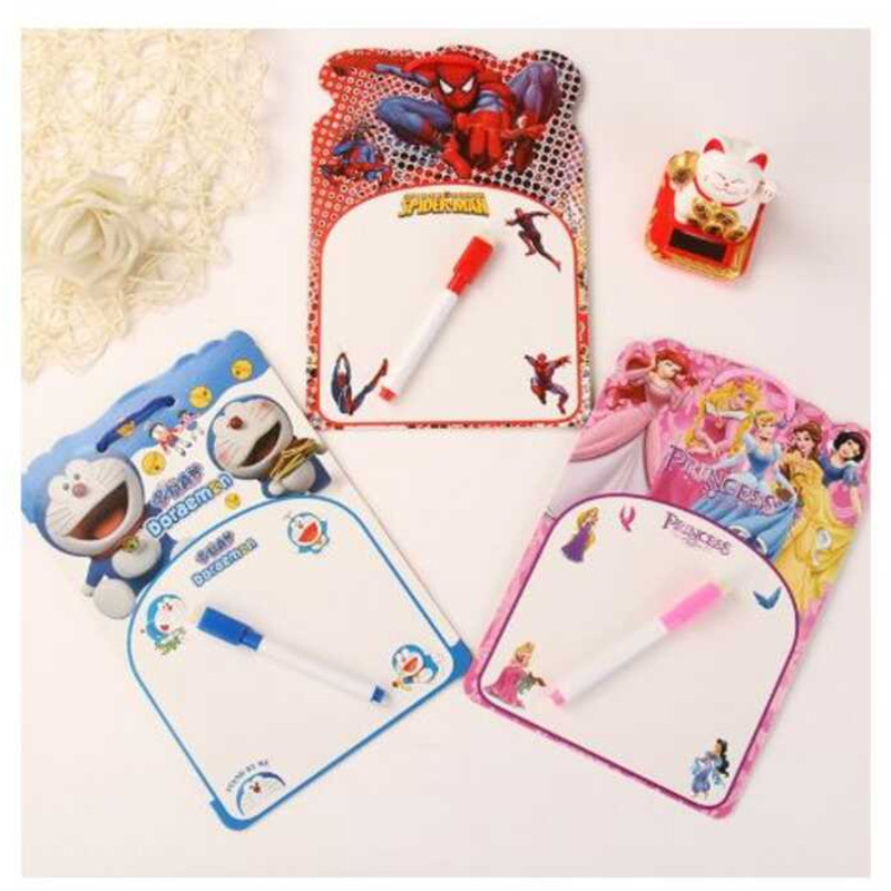 AS Cartoon White Mini Drawing Board With Marker Kid Stationery Set 581 ...