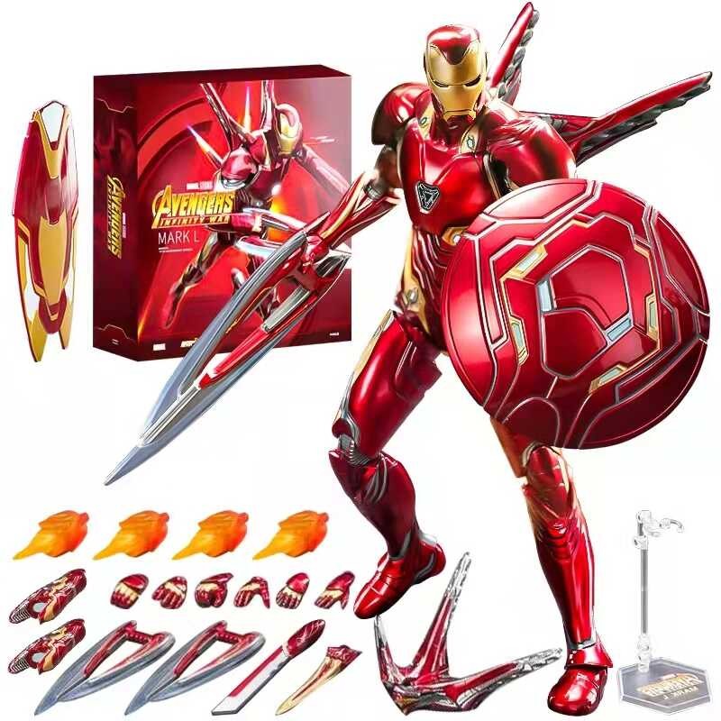 Avengers Superhero Nano Armor Iron Man Blind Box Action Figure Toy ...