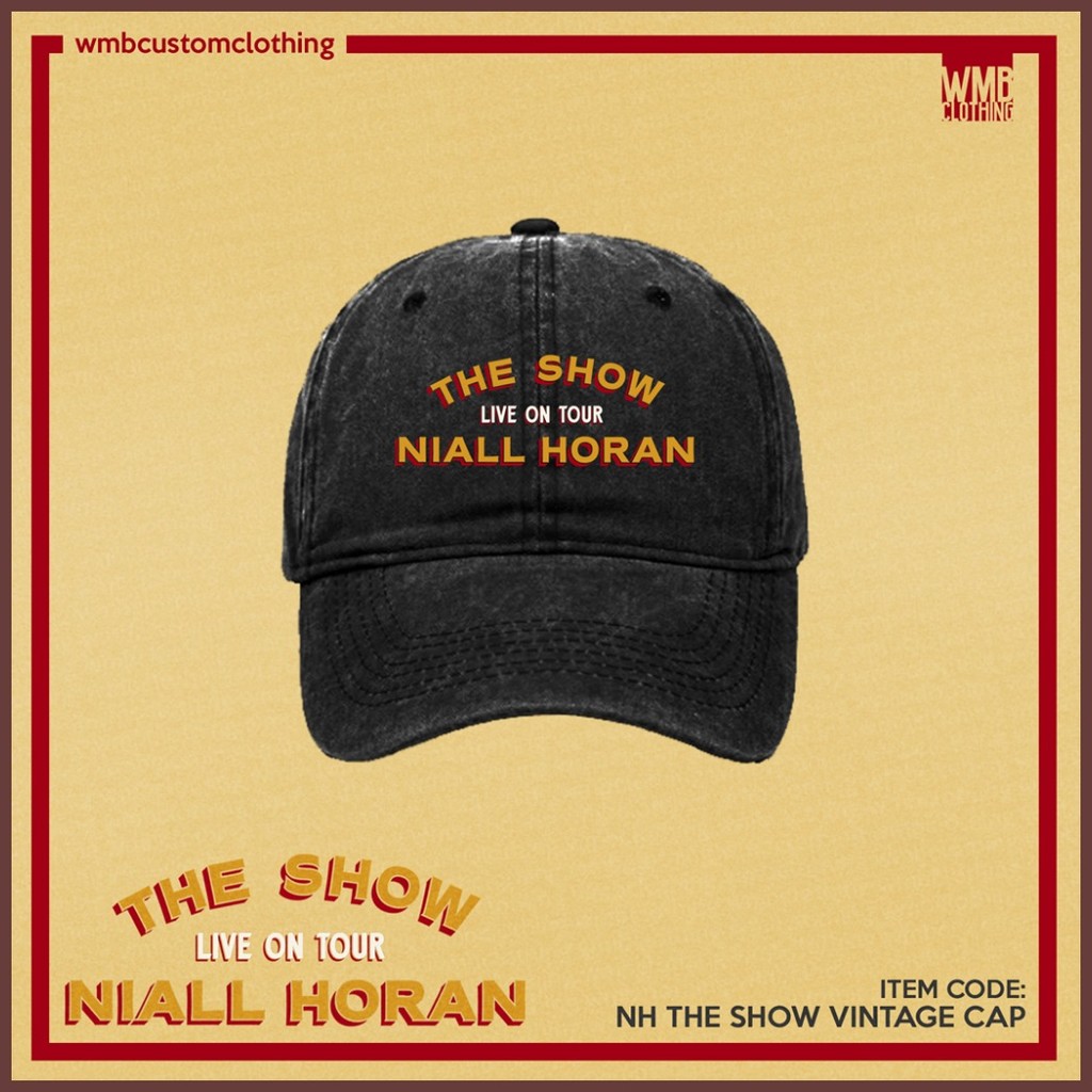 Niall Horan The Show Vintage Cap by WMB Clothing | Shopee Philippines