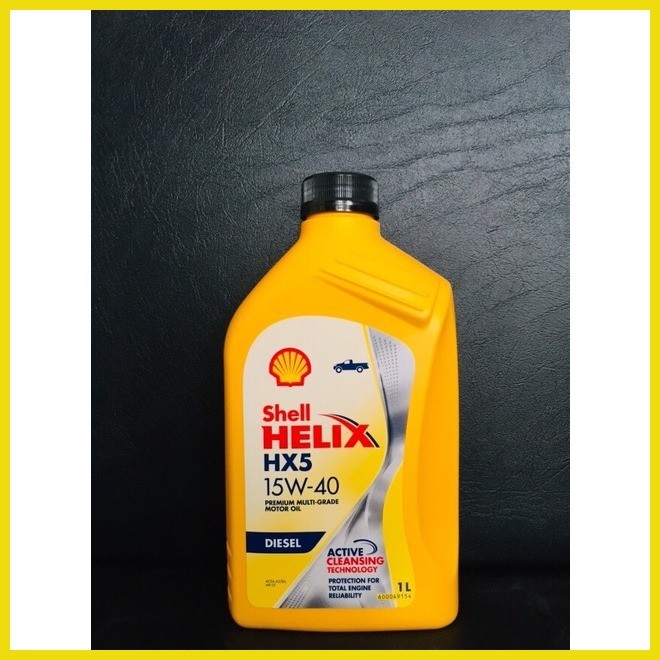 Shell Helix HX5 15W-40 Premium Multi-Grade Motor Oil 1L (Diesel ...
