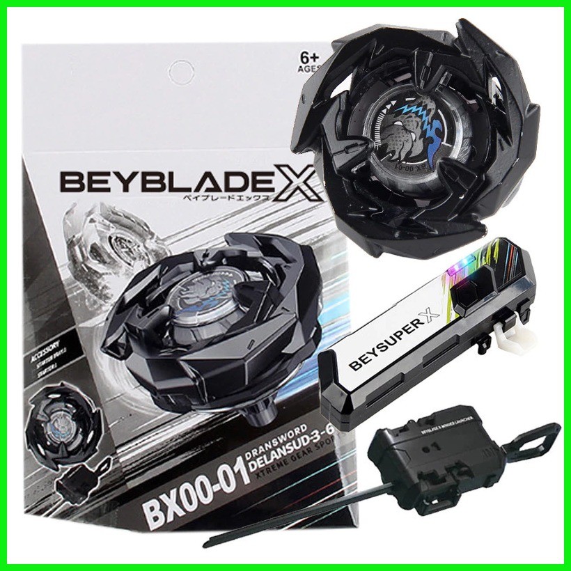 Limited Edition Beyblade X BX-01 Dran Sword Black Beyblade Xtreme with ...
