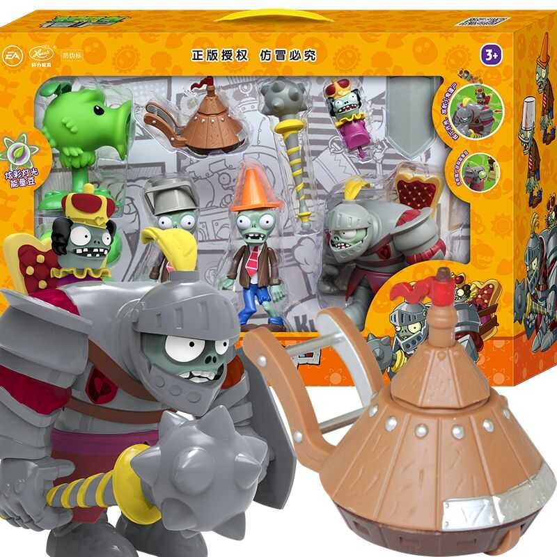 Plants Vs Zombies Toy Set Model Display Guard Giant Ghost Zombie ...