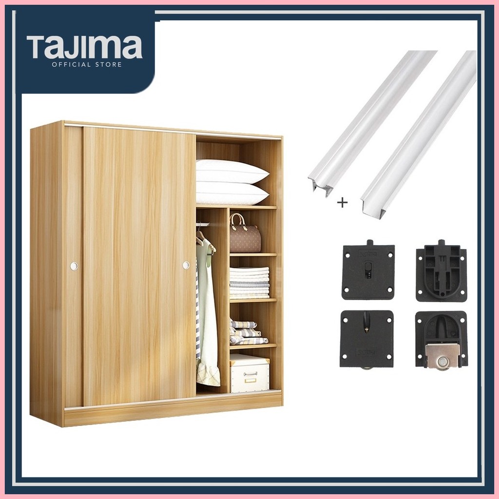 Sliding Wardrobe Roller Rail for Cabinet Door | Shopee Philippines
