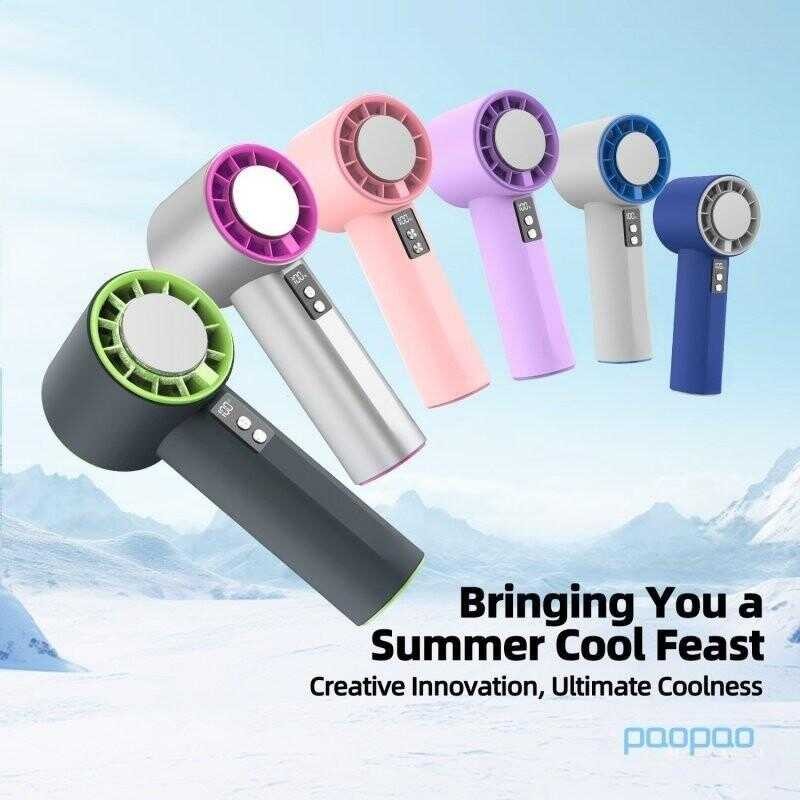 Turbojet Mini Fan, 13000 RPM Rechargeable Handheld Portable Strong Wind ...
