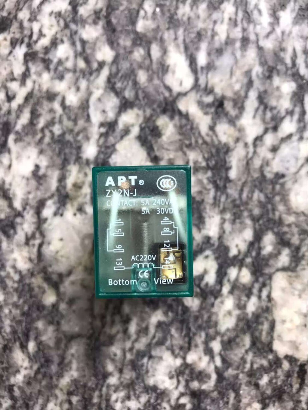 ☑♥ APT Genuine Siemens ZY2N-J Small Relay DC24V 220V 110V 8-Pin Base ...