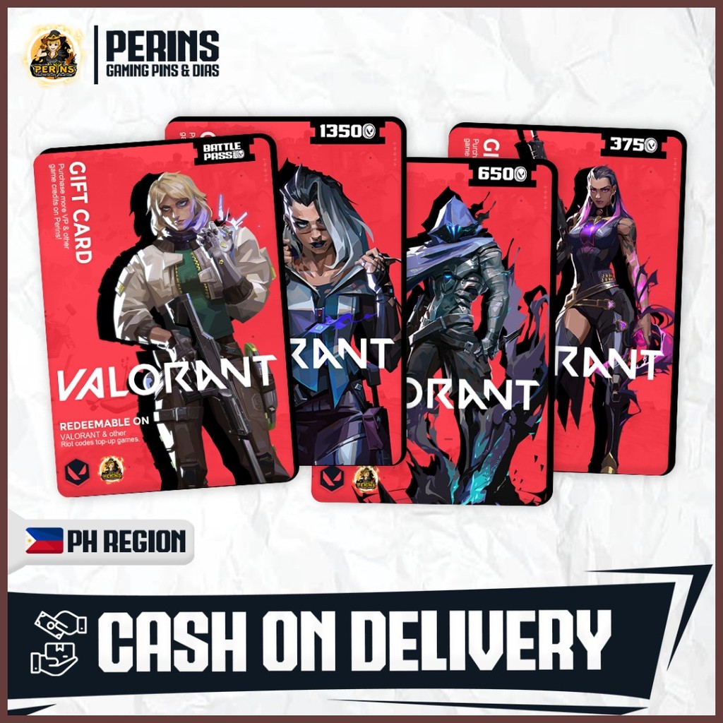 ⊕ ☀ Valorant Points - Redeemable Gift Cards (Small Denomination ...