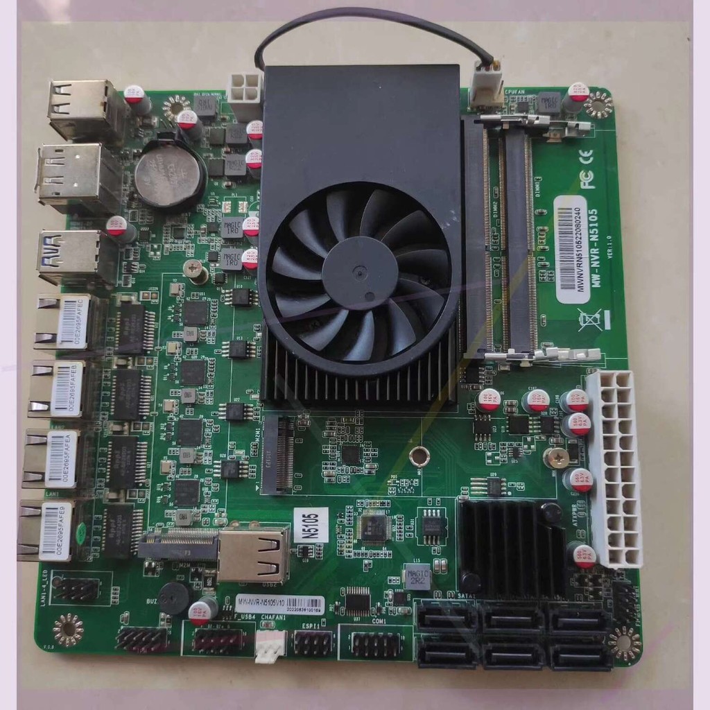 Mingwei N5105 4 Gigabit Network Card NAS Motherboard Body | Shopee ...