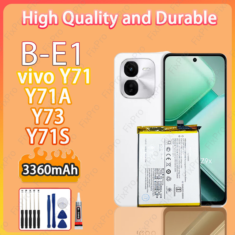 Battery B-E1 for Vivo Y71 Y71A Y73 Y71S 3360mAh Phone Battery Repair ...