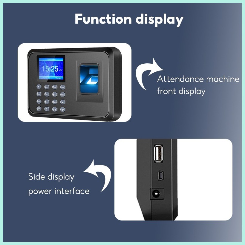 Attendance Machine Intelligent Biometric Office Timecard Electronic ...