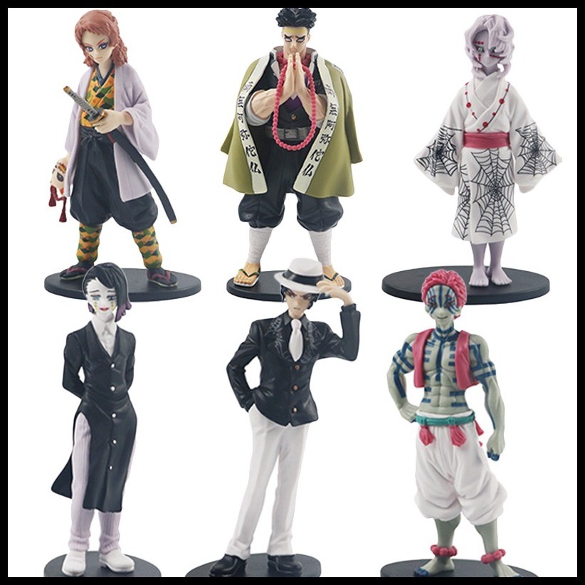 Demon Slayer Himejima Kyoumei Anime Figures Kibutsuji Muzan Akaza Enmu ...