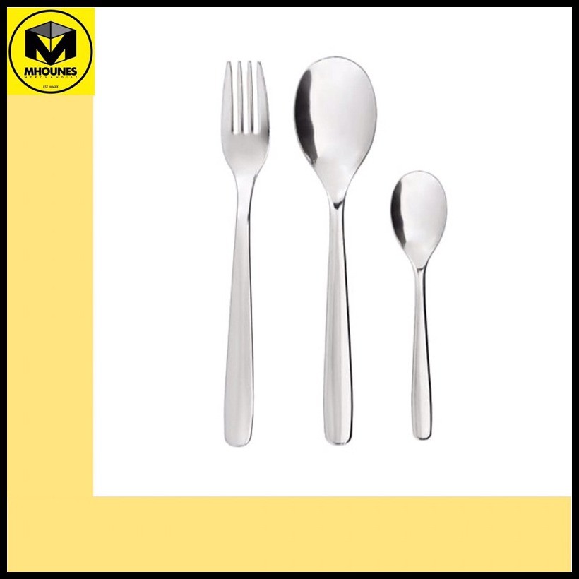 AUTHENTIC IKEA MOPSIG 12-PIECE FLATWARE SET STAINLESS | Shopee Philippines