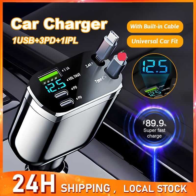 5 In 1 Charger Fast Charging 12V To 24V USB PD Type C Port Socket ...