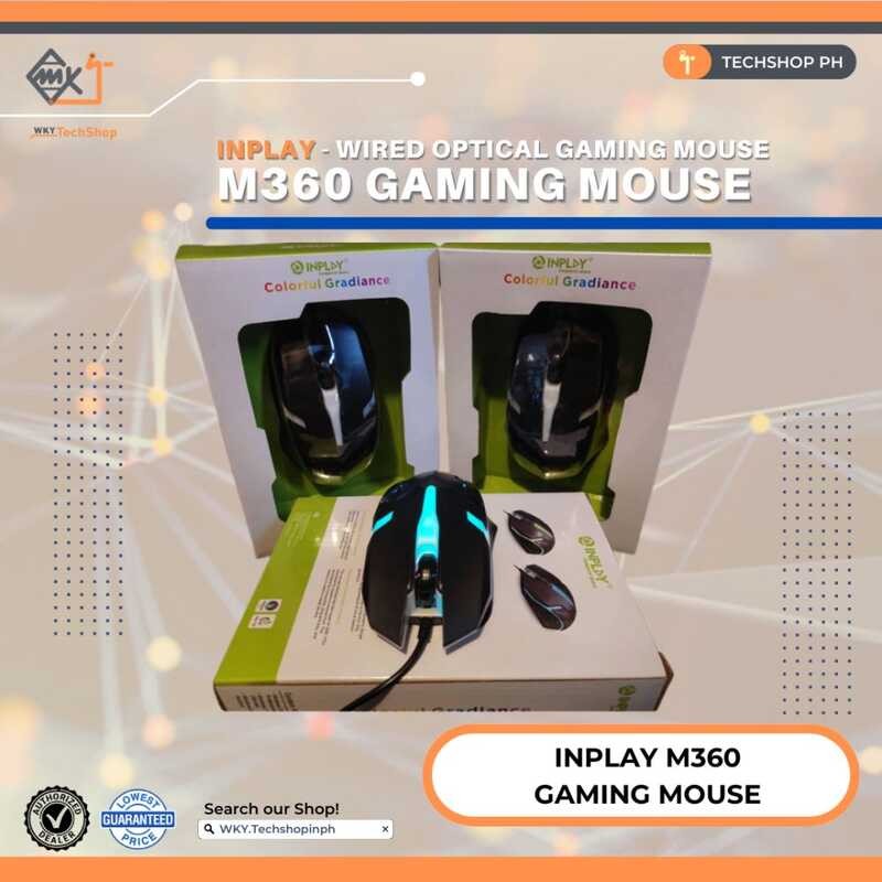 INPLAY - Wired Gaming Mouse D45 | Shopee Philippines