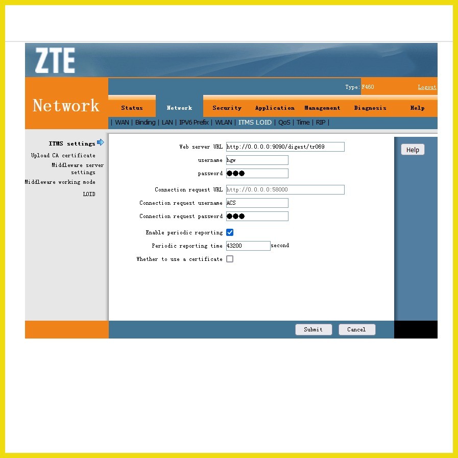 ZTE WIFI Modem F450 V2 EPON ONU ONT OLT 1GE+2FE English Version Second ...