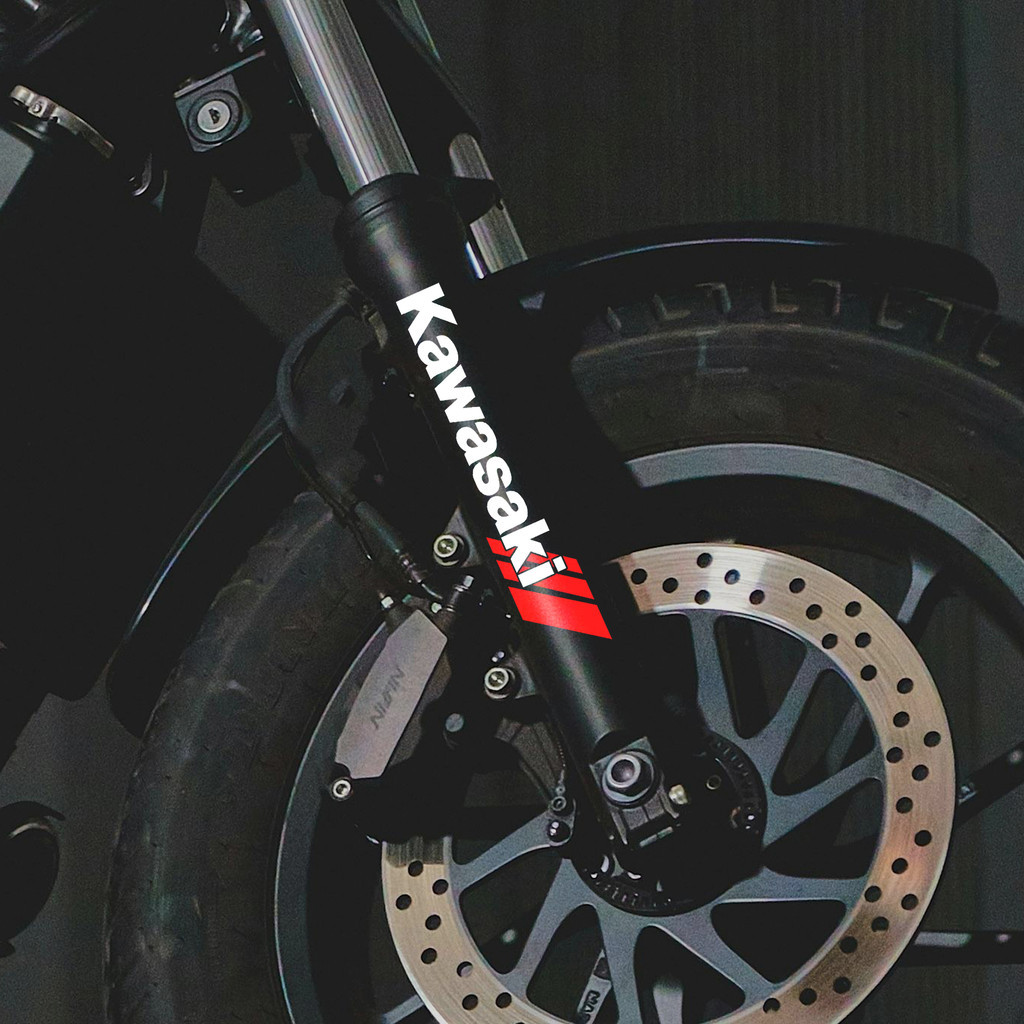 KAWASAKI Front Suspension Sticker for Motor Stickers Waterproof Decals ...