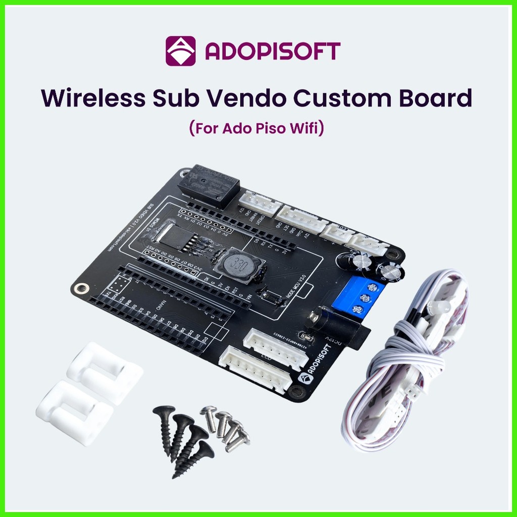 ADOPISOFT | Official Wireless Sub-Vendo Custom Board | Shopee Philippines