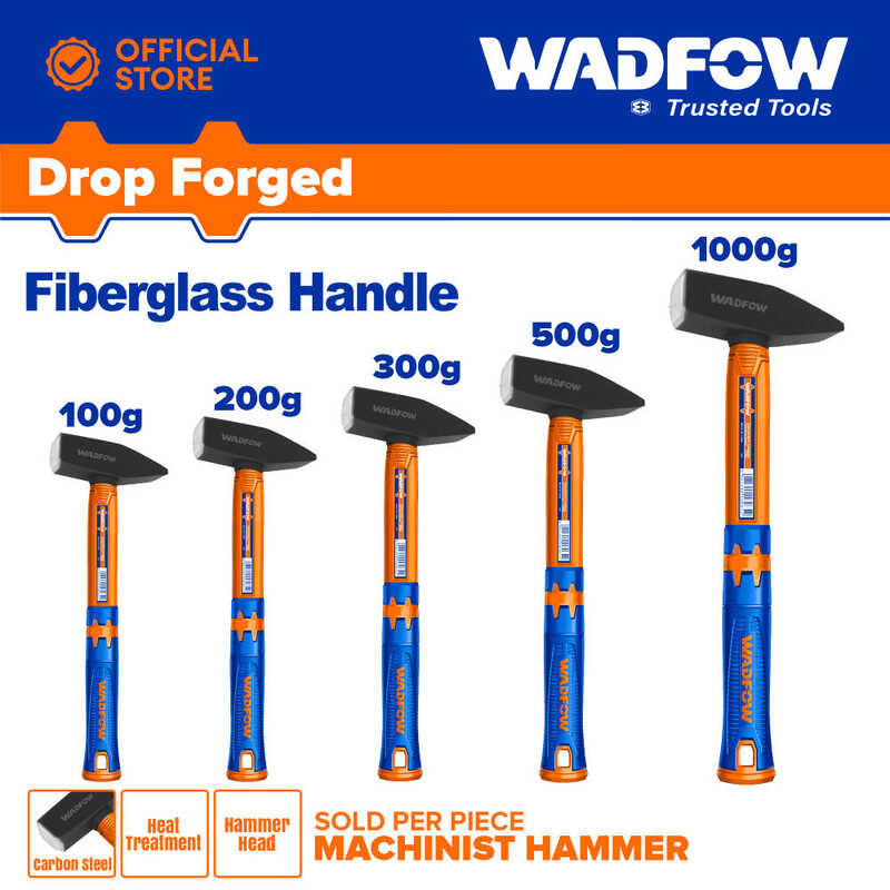 WADFOW Machinist Hammer 100G | 200G | 300G | 500G 1000G 45# Steel Cross ...