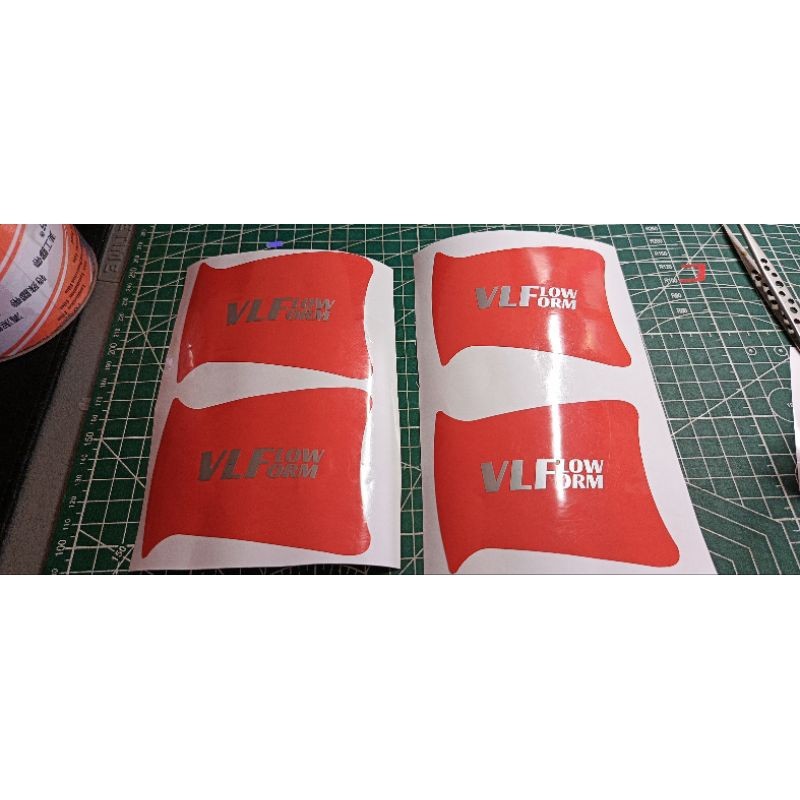 VLF SO2 Flow Form 4pcs. Wheel Vinyl Sticker | Shopee Philippines