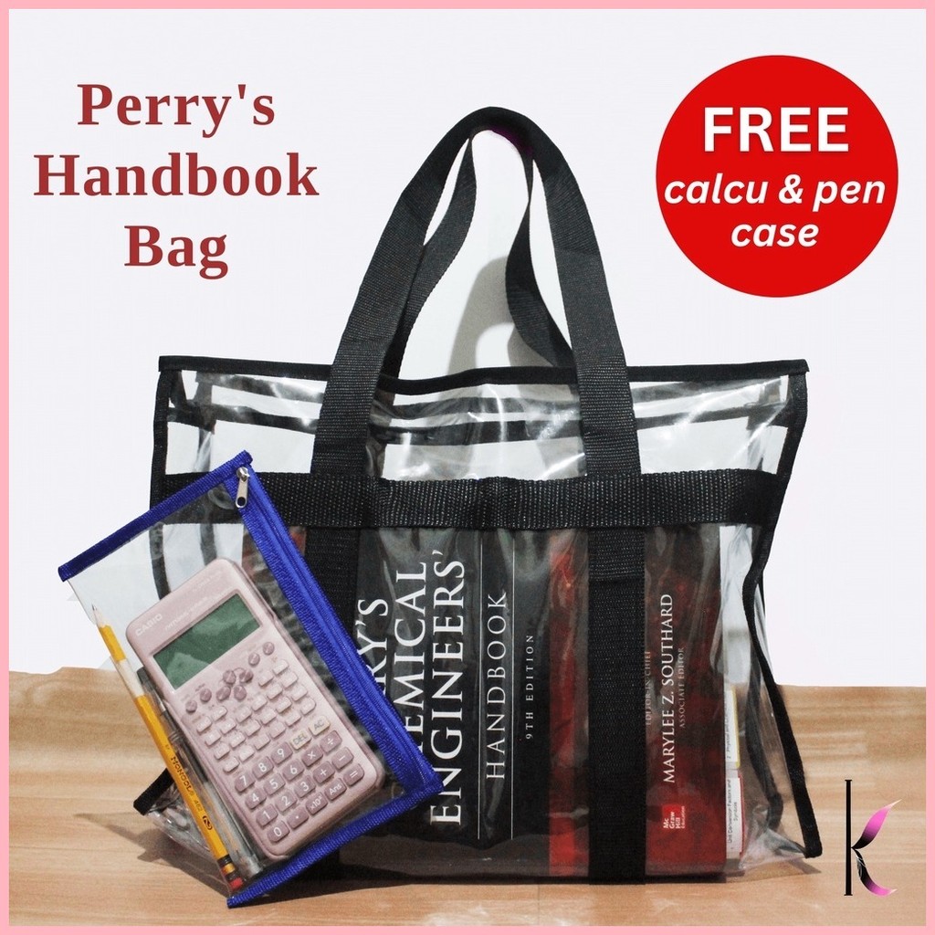 Perry's Handbook Bag with FREE Pencil/Calculator Case (for 7th,8th, and ...