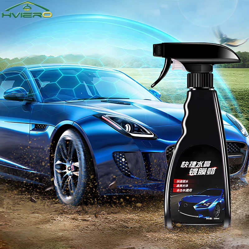 550Ml Car Ceramic Coating Cleaning Polishing Crystal Plating Spray Sealant Paints Care Nano ...